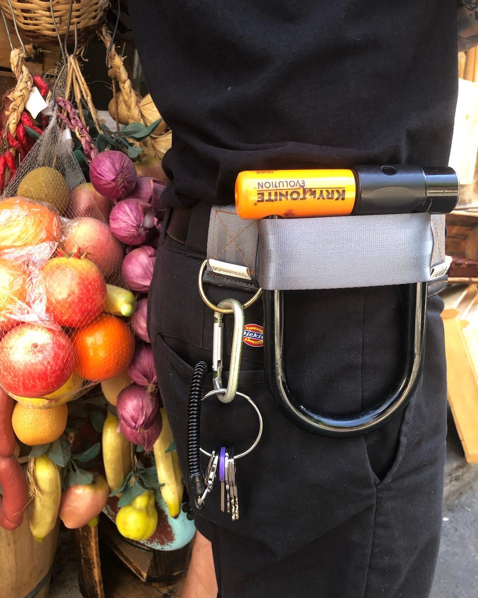 VCA x 3QUARTERS Up-cycled U-LOCK holders – ViciousCyclesAthens